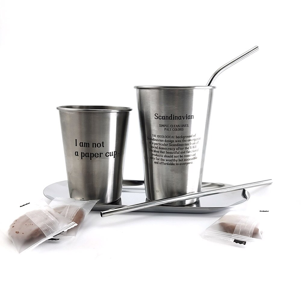 6mm Wide Straw Reusable Metal Straw Set Bubble Tea... – Vicedeal