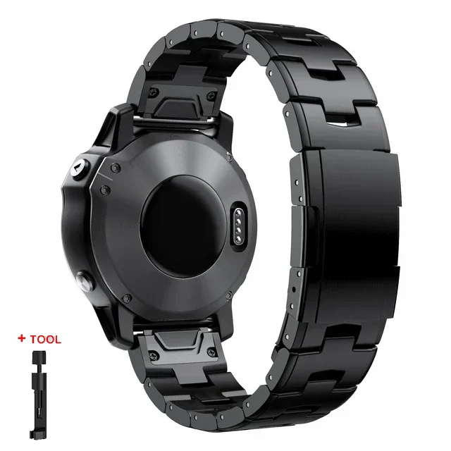 26mm 22mm Quickfit Titanium Strap For Garmin Fenix... – Grandado