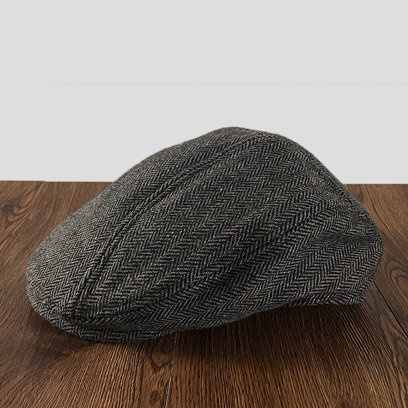 Classic Men's Stylish Caps Herringbone Newsboy... – Vicedeal