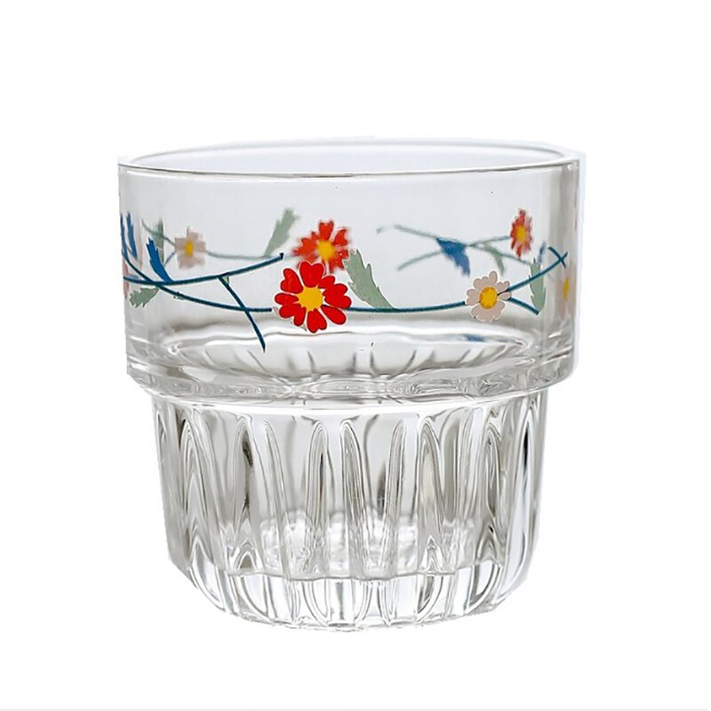 Korean Ins Style Ice Coffee Cup Milk Tea Glass Col... – Grandado