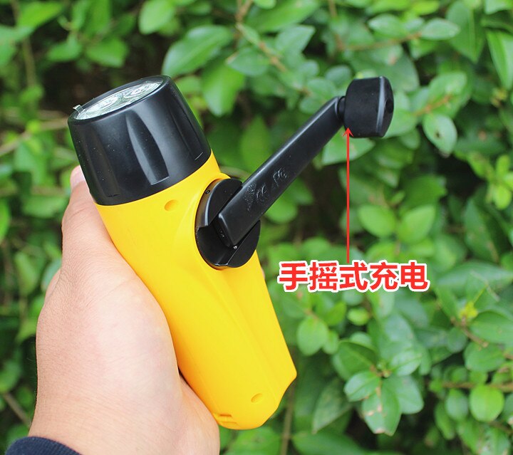 Outdoor Hand-Cranking Power Generation Flashlight ... – Vicedeal