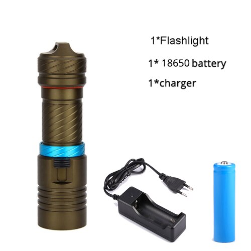 Super Bright L2 Waterproof Diving Flashlight Dive ... – Grandado