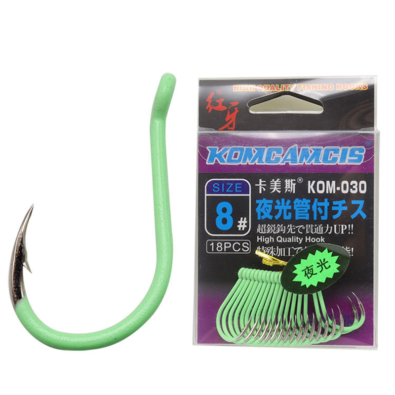 Luminous Fishing Hooks 12/24pcs/Box Hooks Fluoresc... – Grandado
