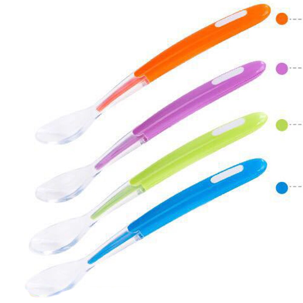 Infant Baby Silicone Soft Food Feeding Spoon Child... – Grandado