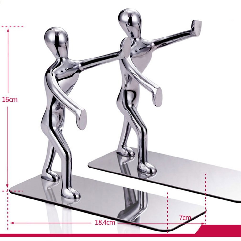 Human Book Holder Support Bookends Bookshelf Decor... – Grandado