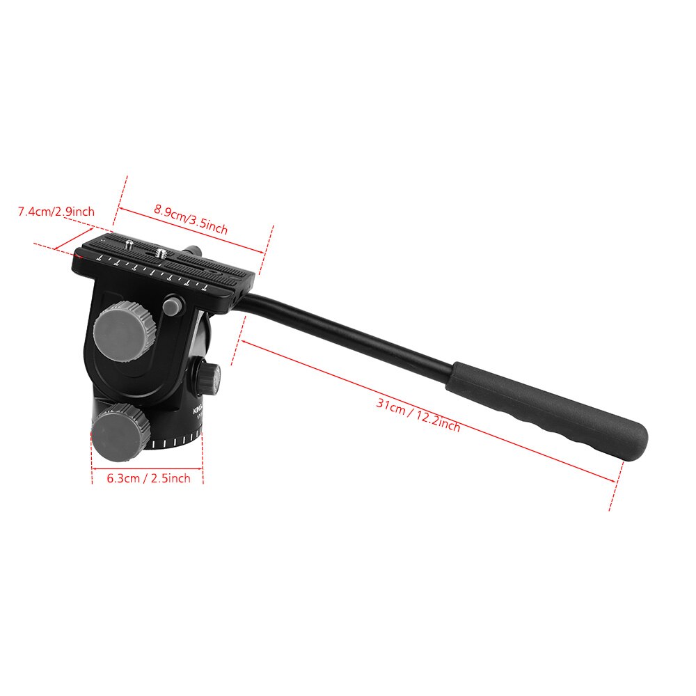 KINGJOY Camera Fluid Drag Head Hydraulic Head Trip... – Grandado