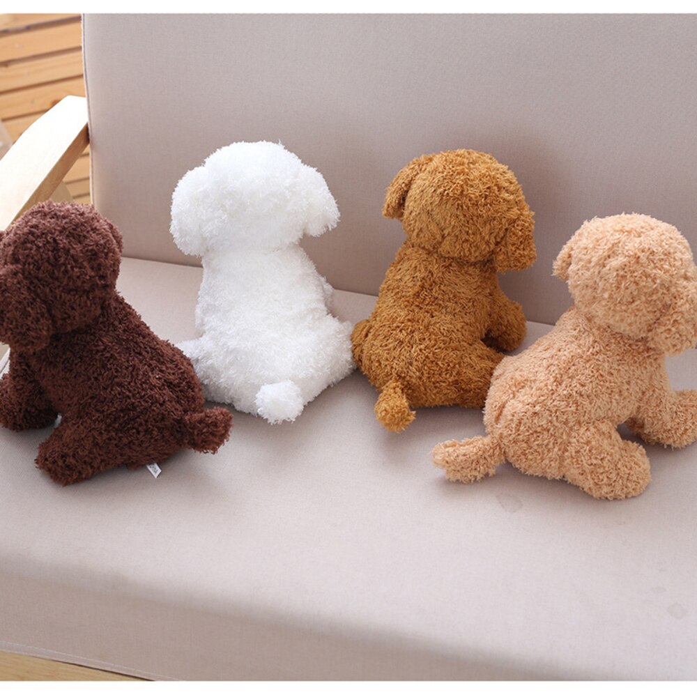 Teddy Dog Pillow Puppy Dog Stuffed Plush Toy Simul... – Grandado