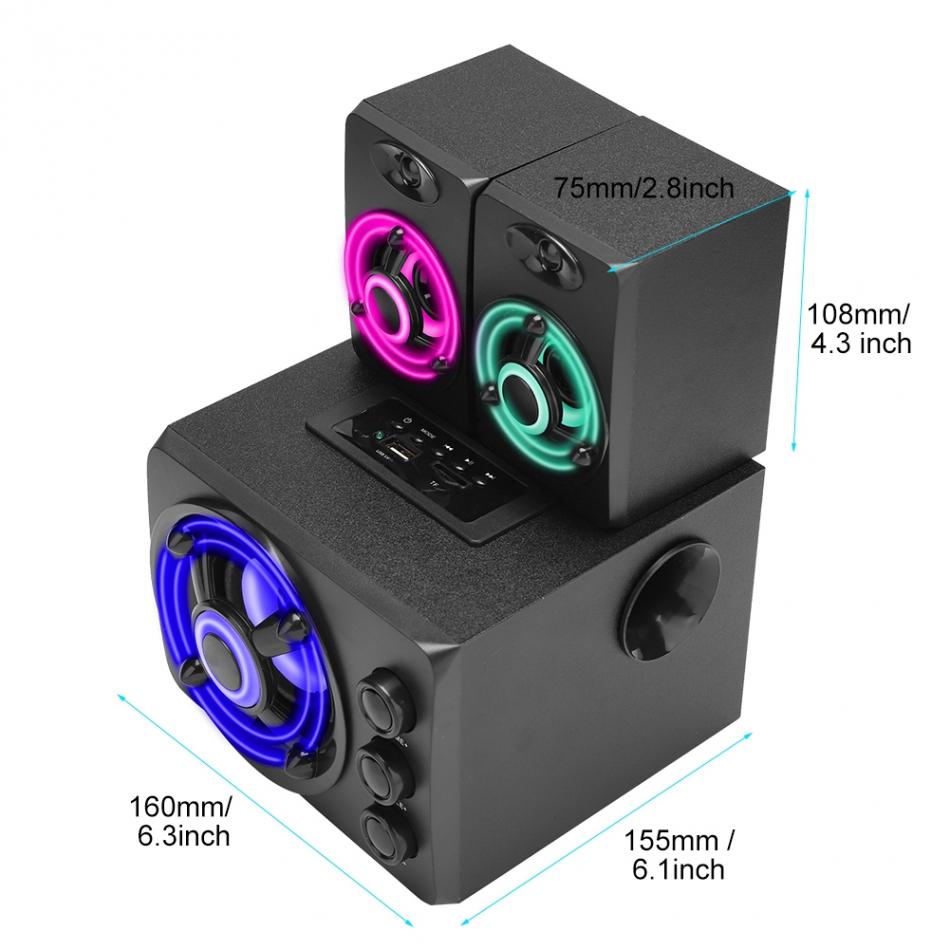 SADA D-208 USB Power Bluetooth \ USB \ TF \ AUX Sp... – Vicedeal