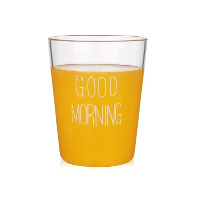 1 pcs Lovely Glass Breakfast Cup Coffee Tea Milk Y... – Grandado