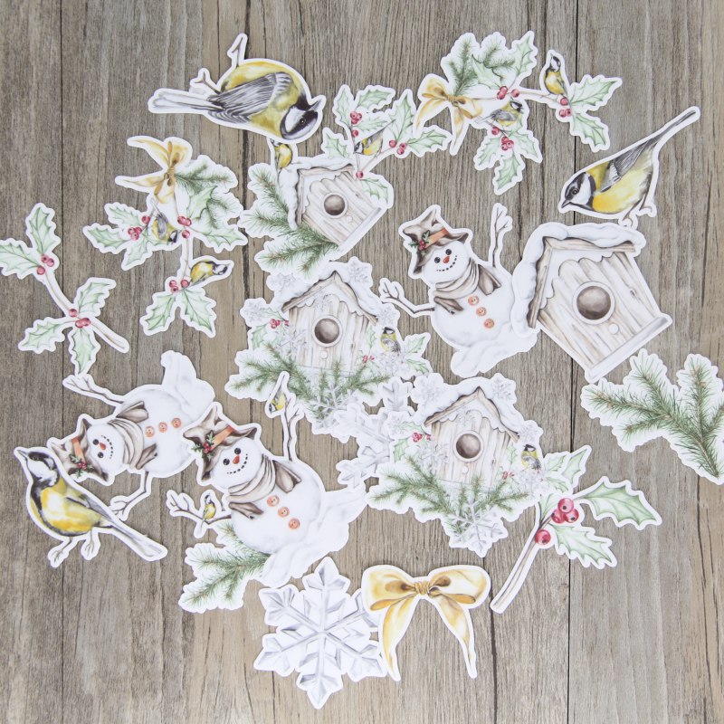 40pcs Snowman Cartoon Album Scrapbook Waterproof D... – Grandado