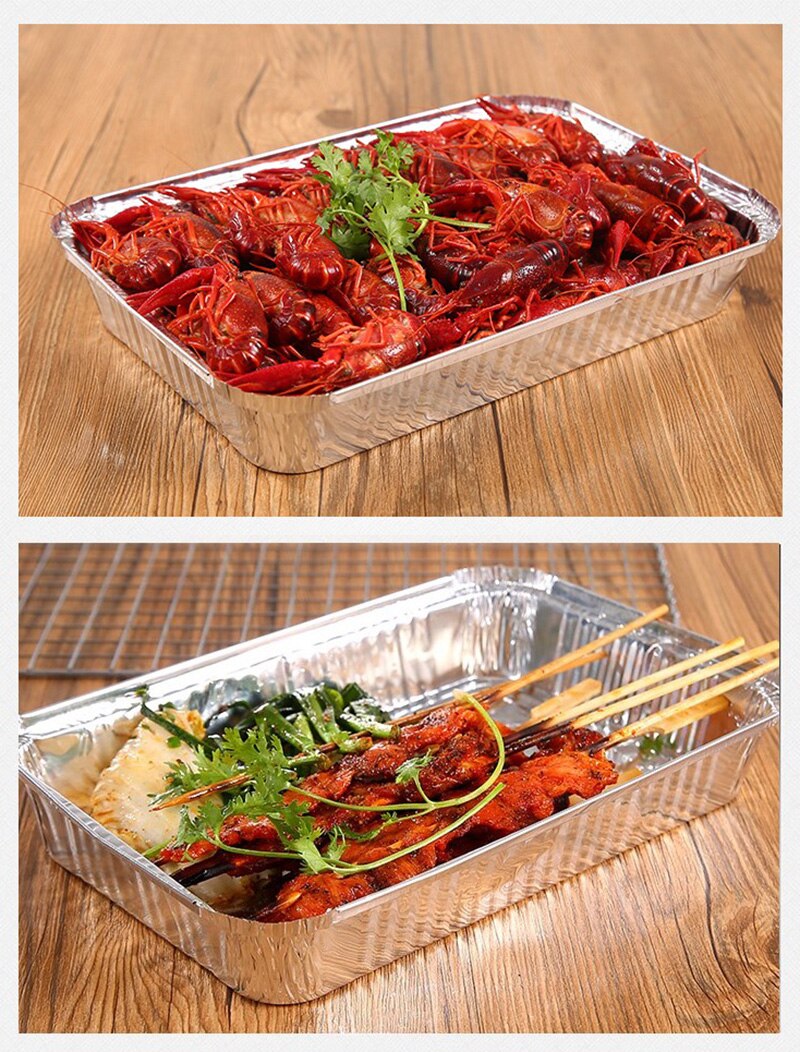 10psluminum Foil Tray Aluminum Pan Disposable Food... – Vicedeal