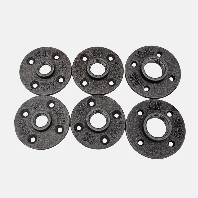 2Pcs Malleable Cast Iron Pipe Flange Threaded Anti... – Grandado