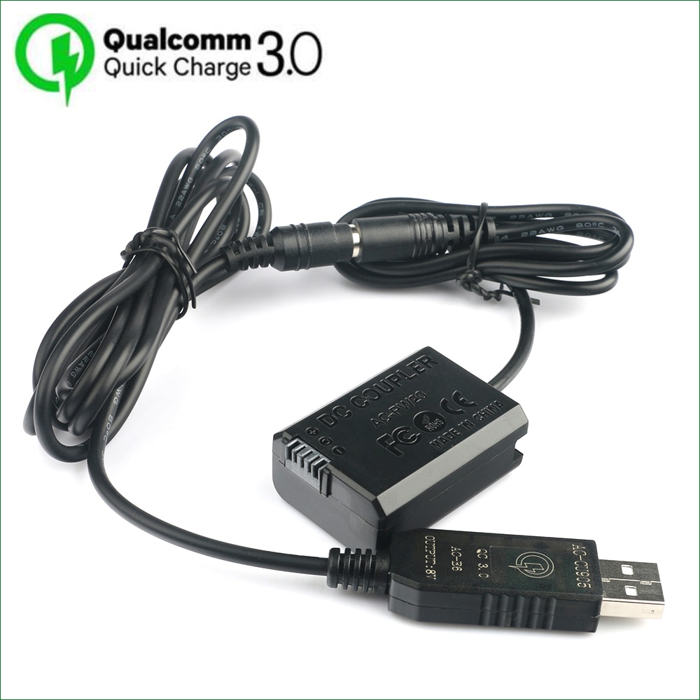 NP FW50 Dummy Battery AC-PW20 FW50 DC COUPLER for ... – Grandado