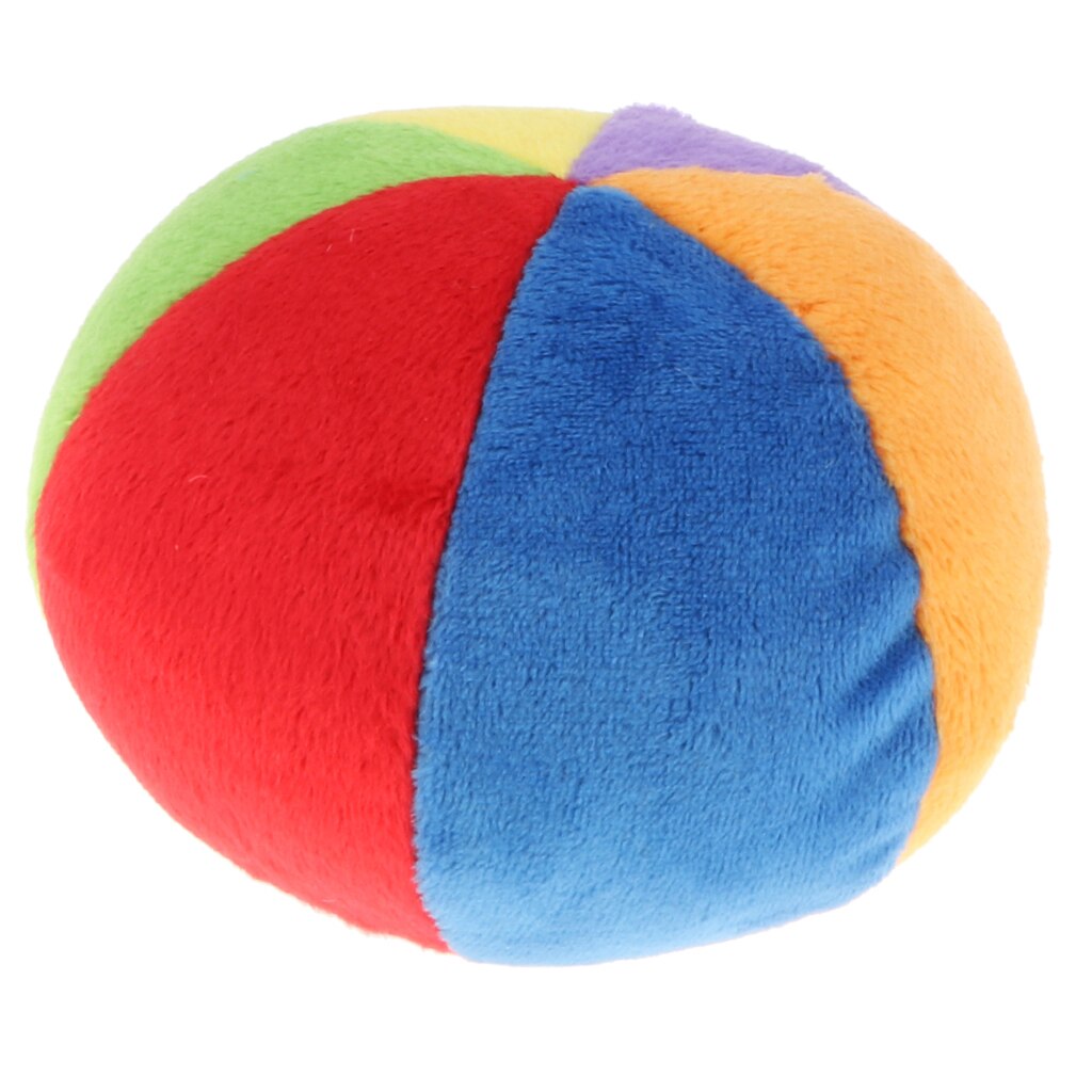 Colorful Sensory Soft Plush Ball Rattle, Hand Shak... – Grandado