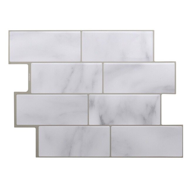 3d Marble Mosaic Wall Decal Waterproof Self Adhesi... – Grandado