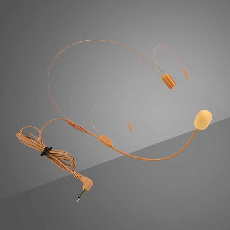 UHF Headworn Microphone Headset Wired Dual Nude He... – Grandado