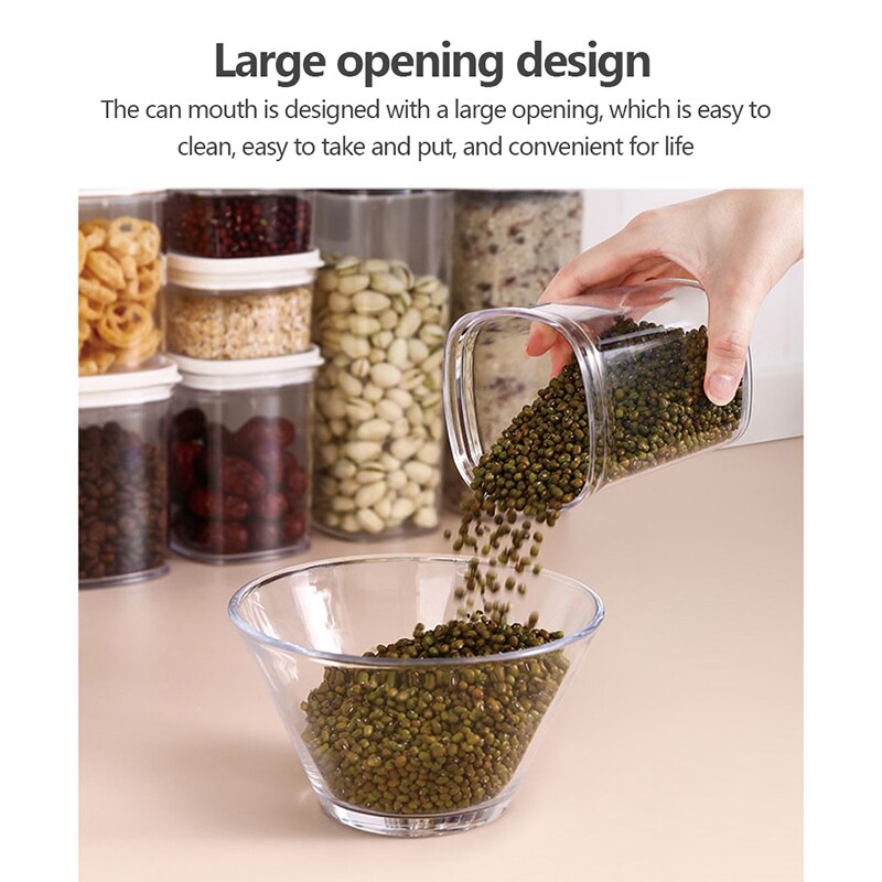 Plastic Food Storage Container Kitchen Transparent... – Grandado