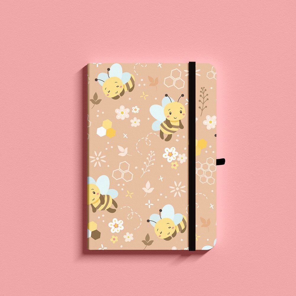 A5 Lovely Bee Bullet Dotted Grid Journal 160gsm Th... – Grandado