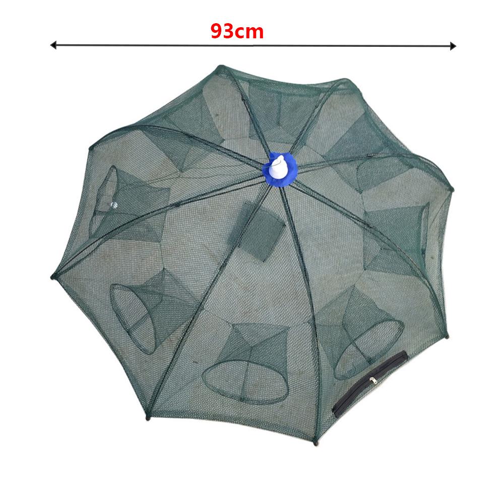Folding Fishnet 8 Holes Fishing Cage Fishing Net G... – Grandado
