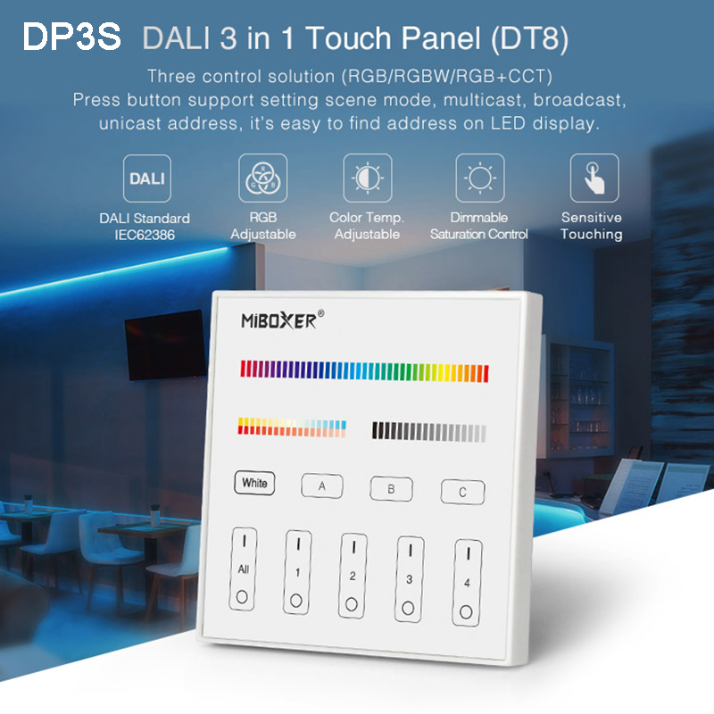 Miboxer dali dimming control system (dt8) 86 touch... – Grandado