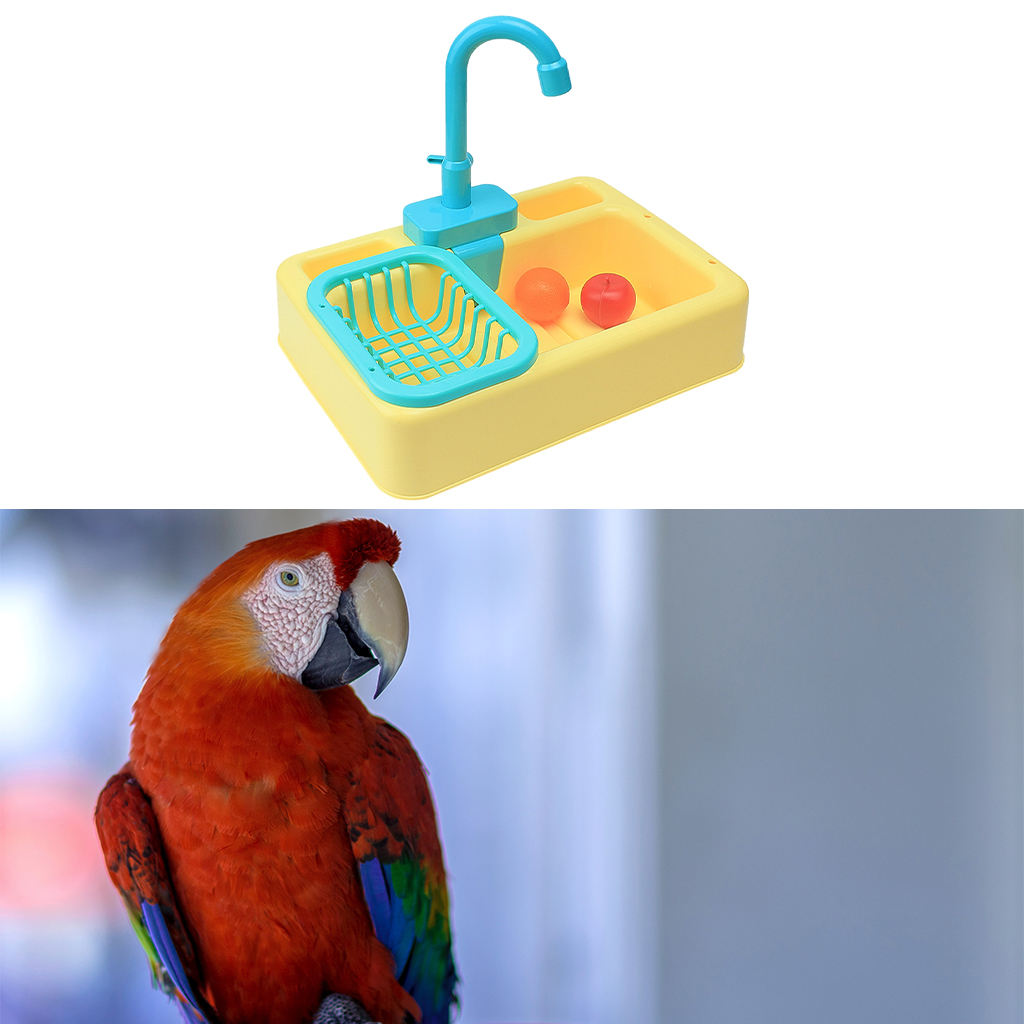 Bird Bath Tub Parrot Bathing PP Polypropylene Mult... – Vicedeal