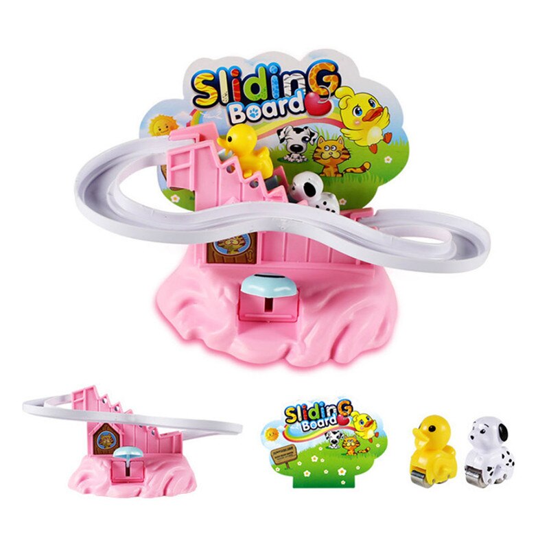 MrY Baby Animal Climb Stairs Rotary Slide Track Tr... – Grandado