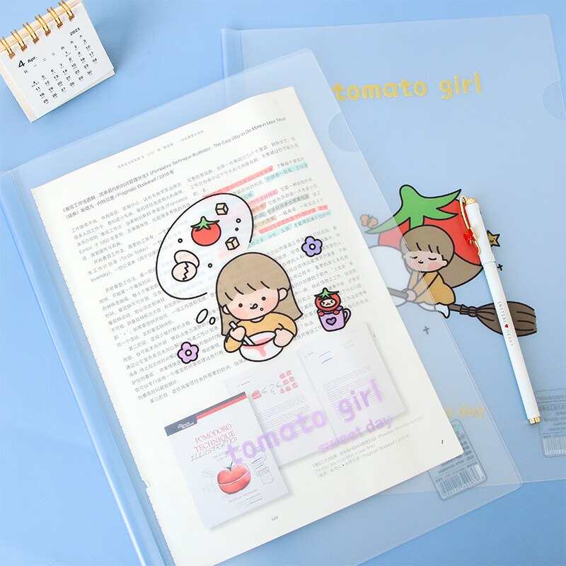 Cute Transparent Filing Products Report Cover Spin... – Grandado