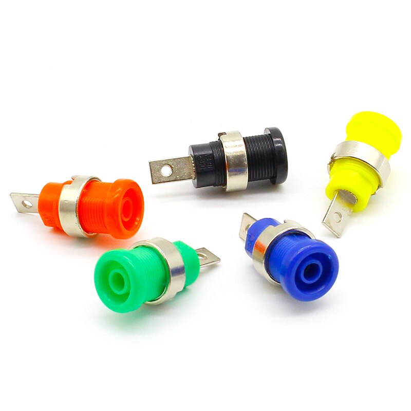 5pcs Banana plugs black+red+blue+yellow+green bana... – Grandado