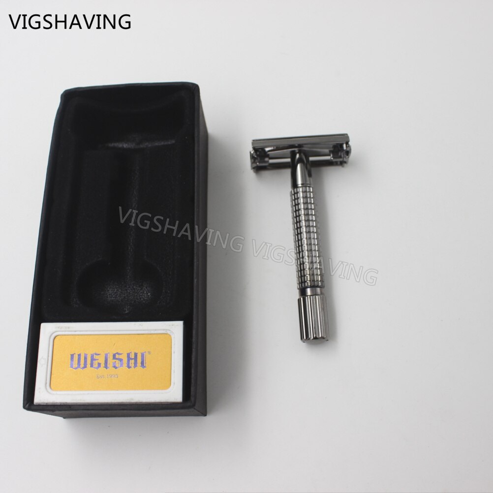 Weishi 9306C Packing Gunmetal Double edge Manual S... – Grandado