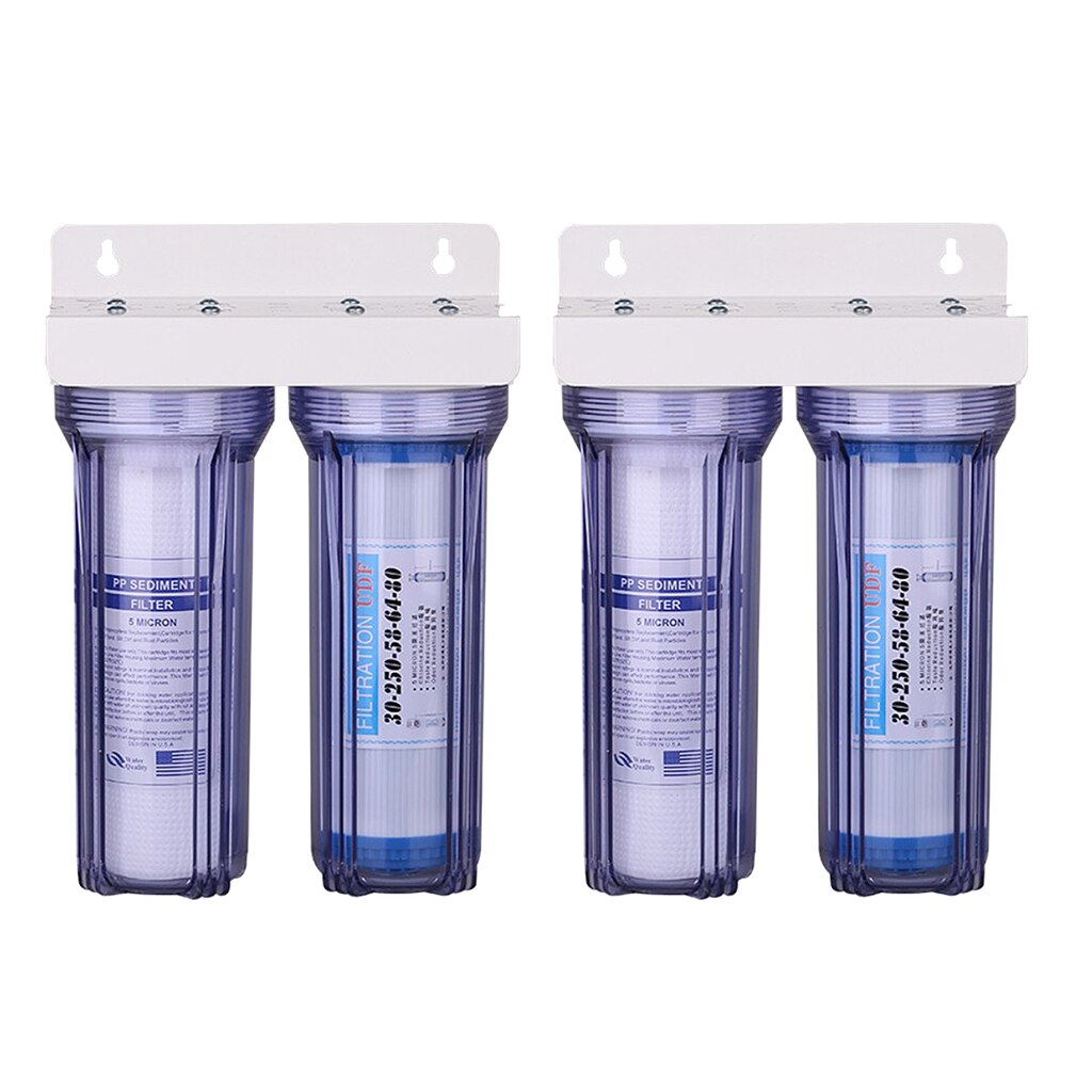 2 Stage 10 inch Clear Water Filter Household Pre-f... – Vicedeal