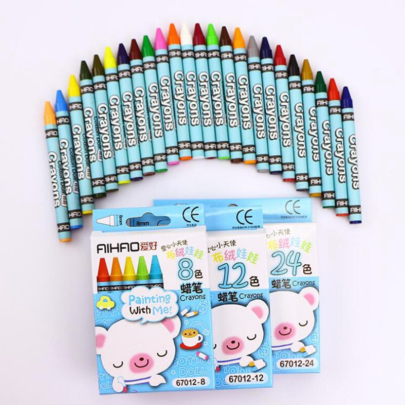 5Sets Crayons Cartoon 8/12/24/48pcs Colored Pencil... – Grandado