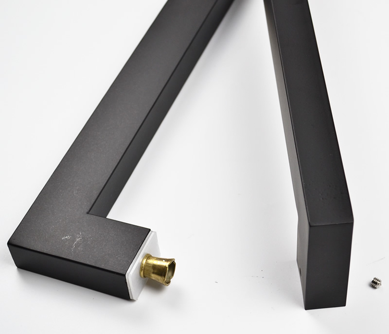 Frosted matte black,Noble Stainless steel Square t... – Vicedeal