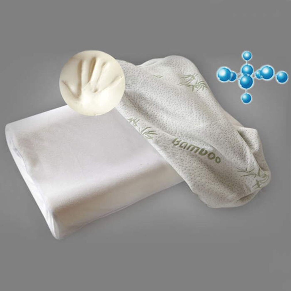 Bamboo Fiber Pillow Slow Rebound Memory Foam Pillo... – Grandado