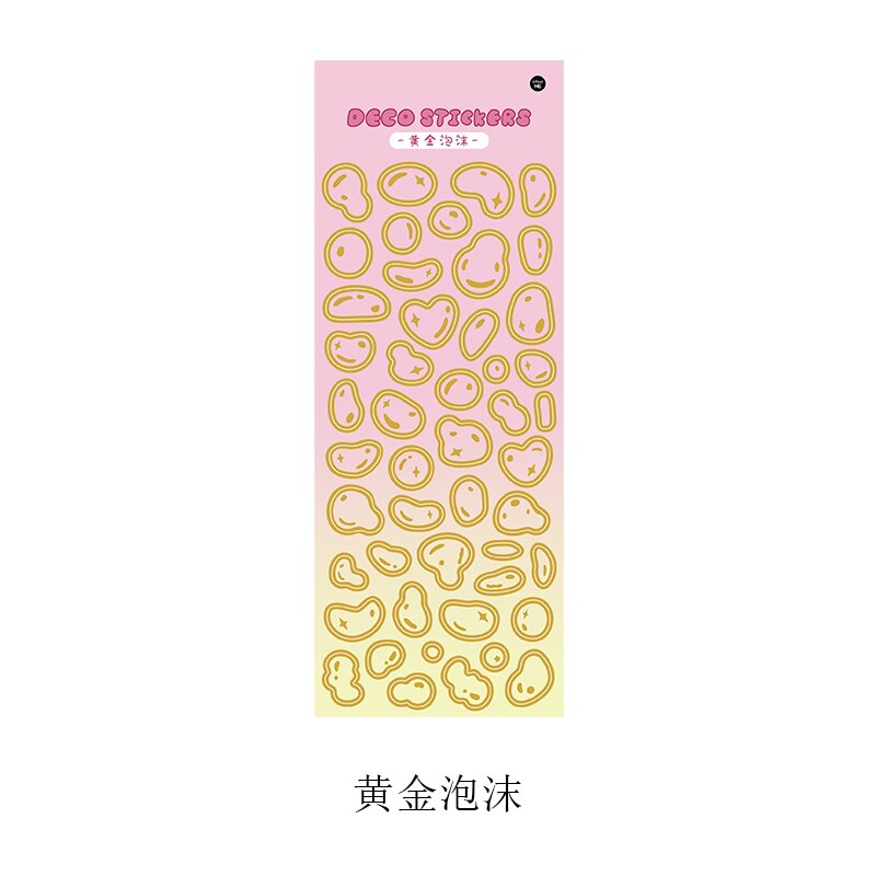 Alphabet Letter And Dots Sticker Colorful Adhesive... – Grandado