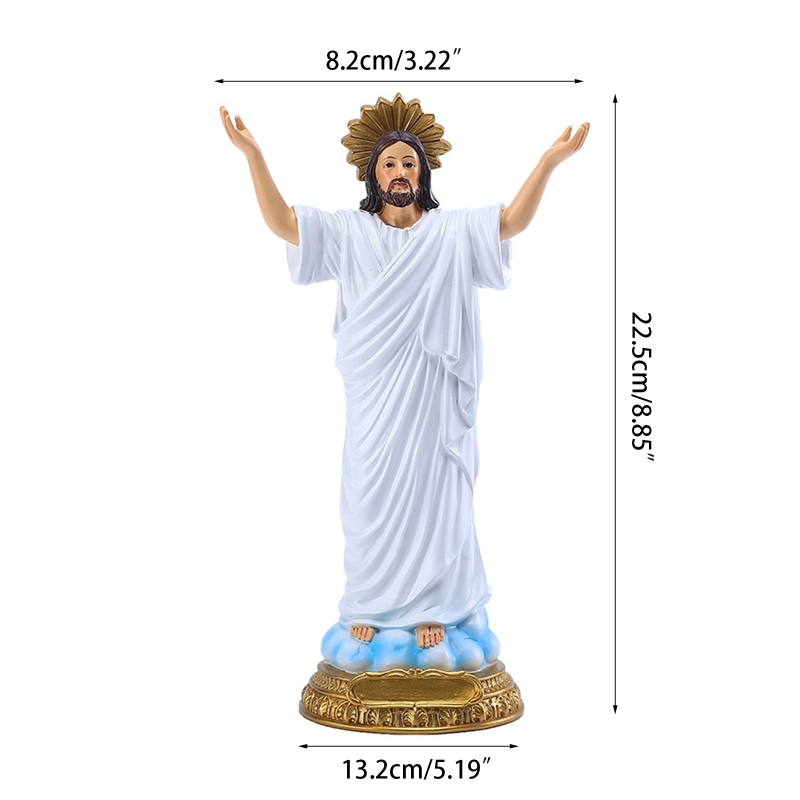 8.86 Inch Tall Jesus Statue Sacred Rebirth Figure ... – Grandado