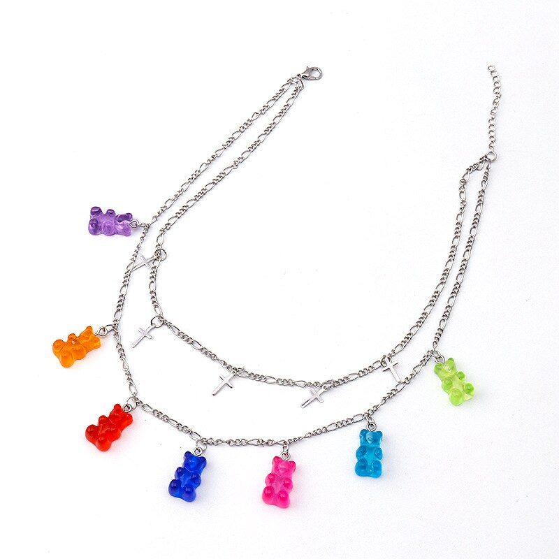 Multicolor Transparante Beer Ketting Leuke Candy K... – Vicedeal