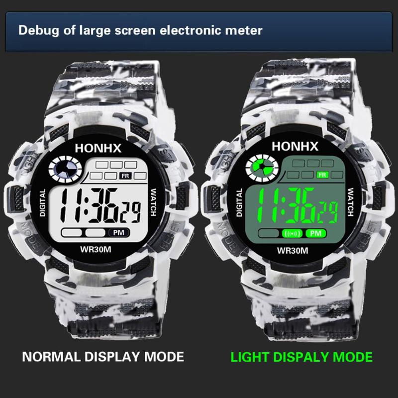 Men Sports Digital Watch Waterproof Wristwatch LED... – Grandado
