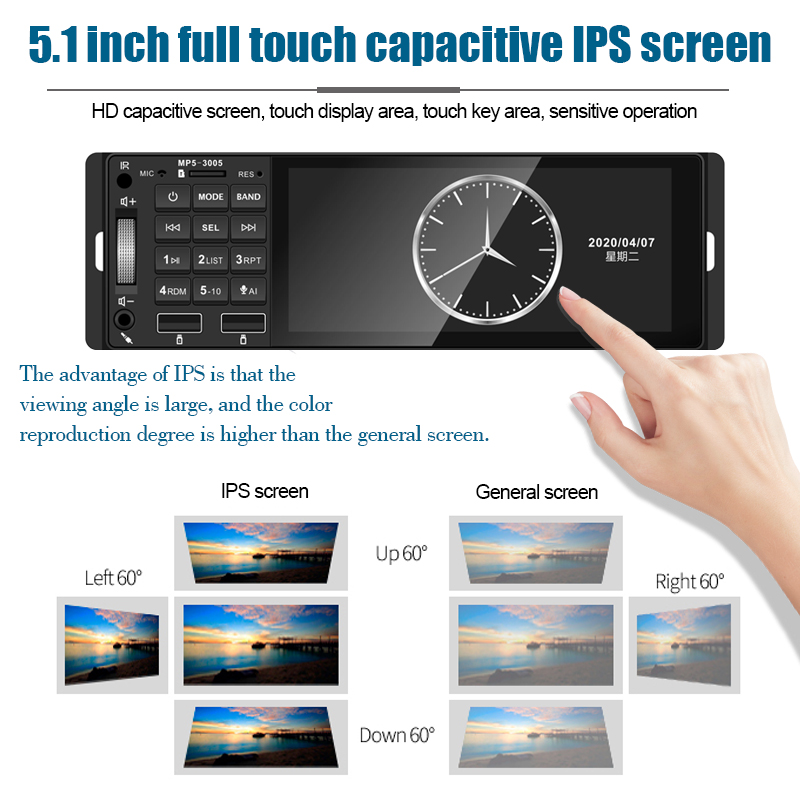 Car Multimedia Player Autoradio Car radio 1din 5.1... – Grandado