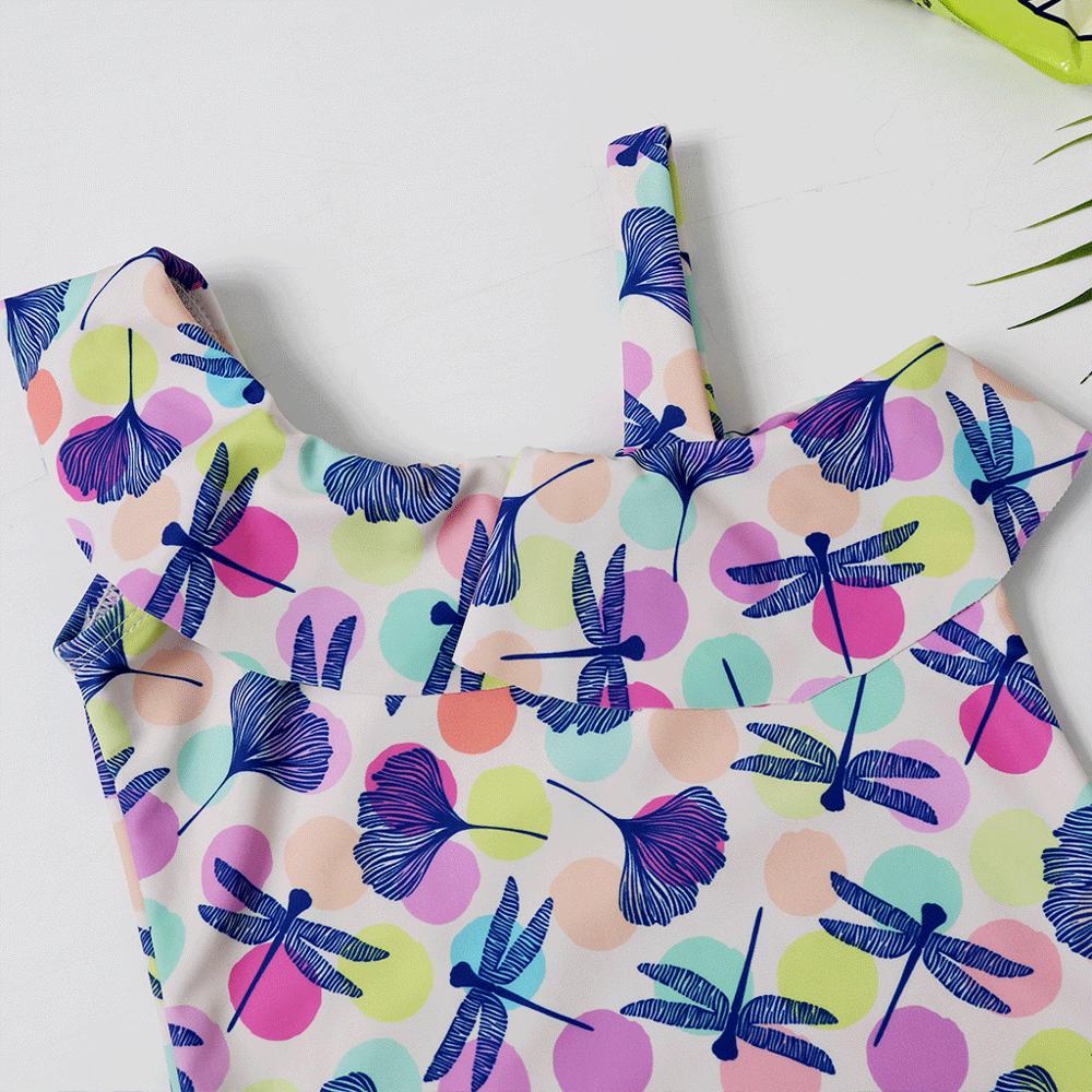 Girls Swimsuit 3~8Y Girls swimwear Lace floral Chi... – Grandado