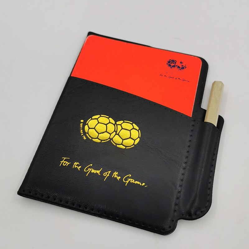 PU Leather Soccer referee cards with pencel book F... – Vicedeal