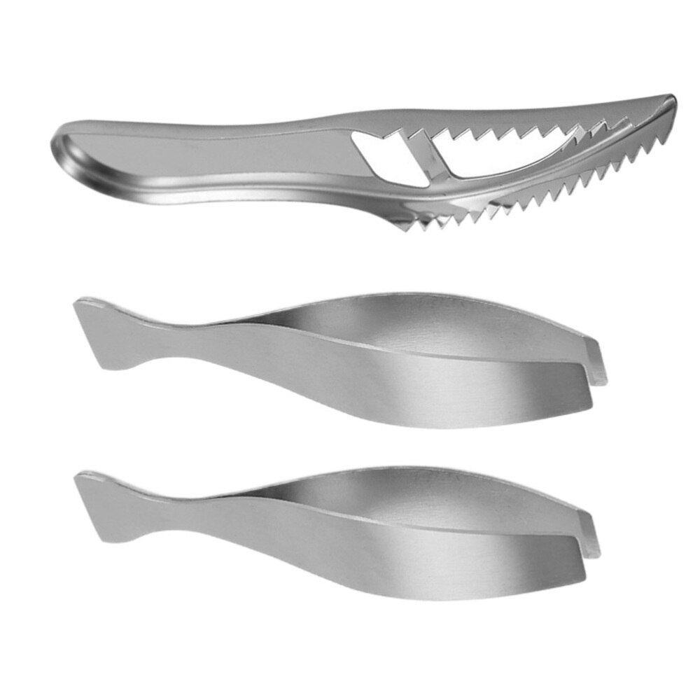 3pcs/Set Stainless Steel Fish Bone Tweezers Remove... – Vicedeal