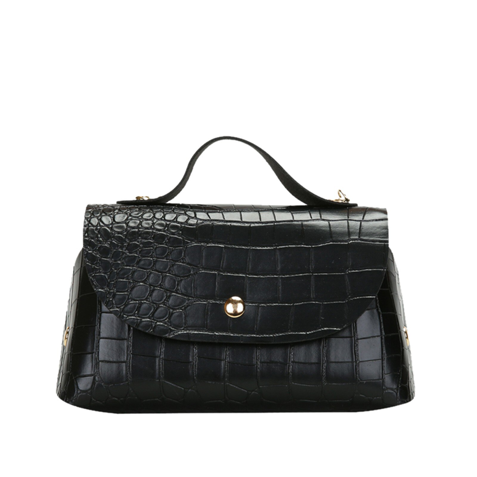 Ladies Solid Color Leather Crossbody Bags Lady One... – Grandado