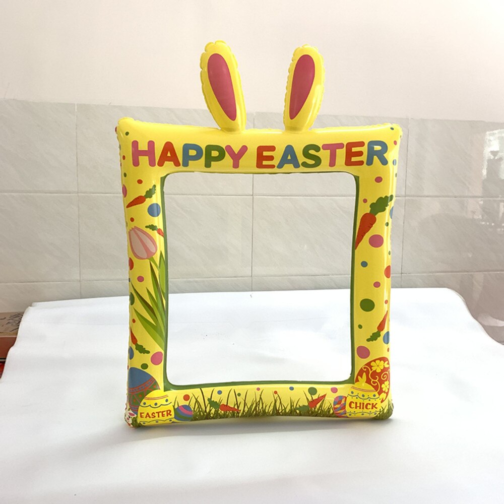 Photo Booth Props Easter Decoration Inflatable Rab... – Grandado