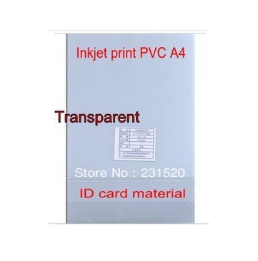 Transparent ID Cards Printing material, Blank Inkj... – Grandado