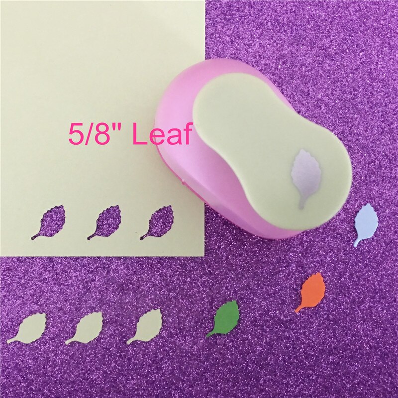 Leaf shape 5/8"(1.6cm) paper EVA foam hole pu... – Grandado