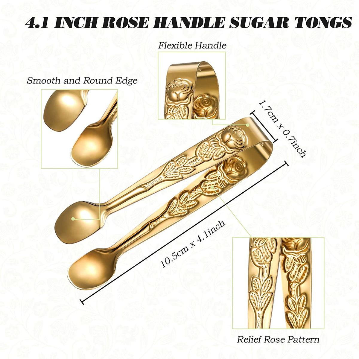 12 Pieces 4.5 Inch Vintage Mini Coffee Spoons and ... – Grandado