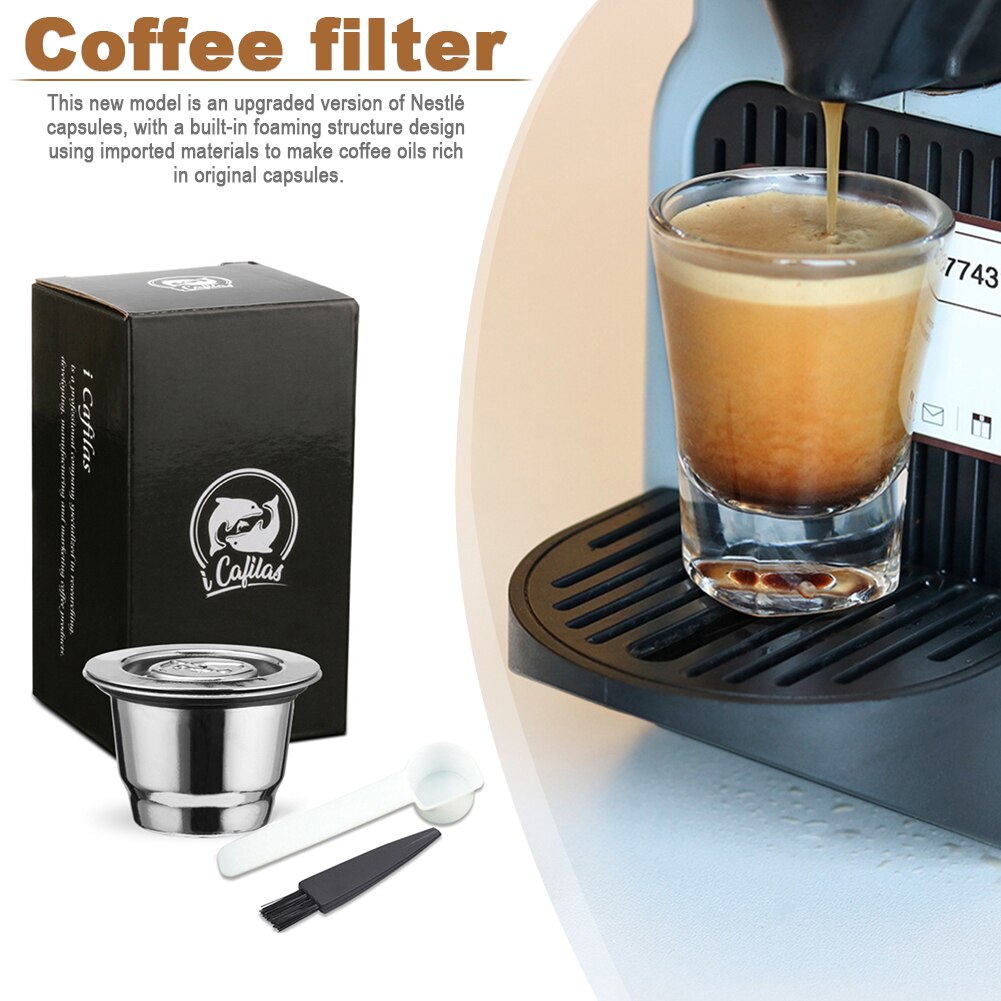 Capsule de café en acier inoxydable, filtre métall... – Grandado