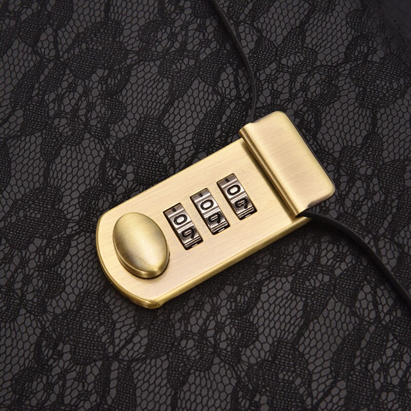 a5 retro password lock notebook student diary fing... – Grandado