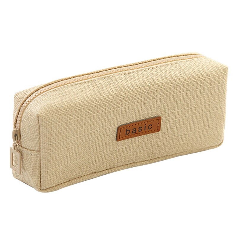Simple Solid Pencil Case Student Pencil Cases Cott... – Grandado