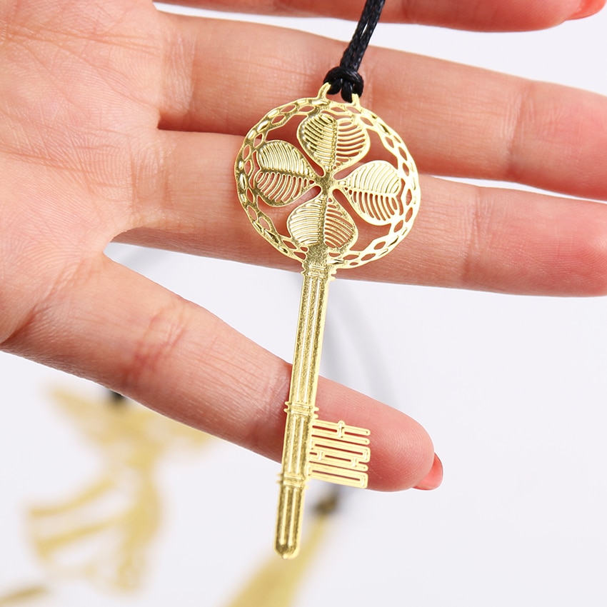 Cute Kawaii Gold Metal Bookmark Vintage Key Feathe... – Vicedeal